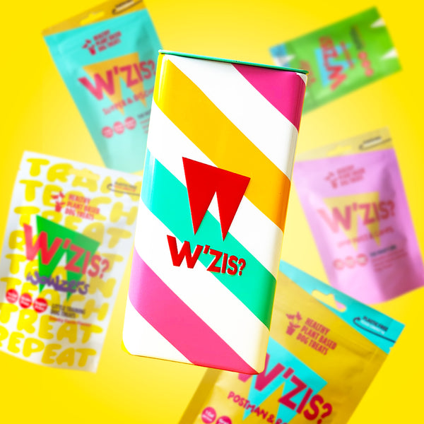 W’ZIS? | Healthy plant based Dog Treats, training treats and chews