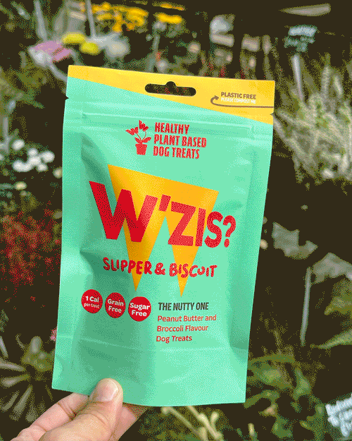 W’ZIS? | Healthy plant based Dog Treats, training treats and chews