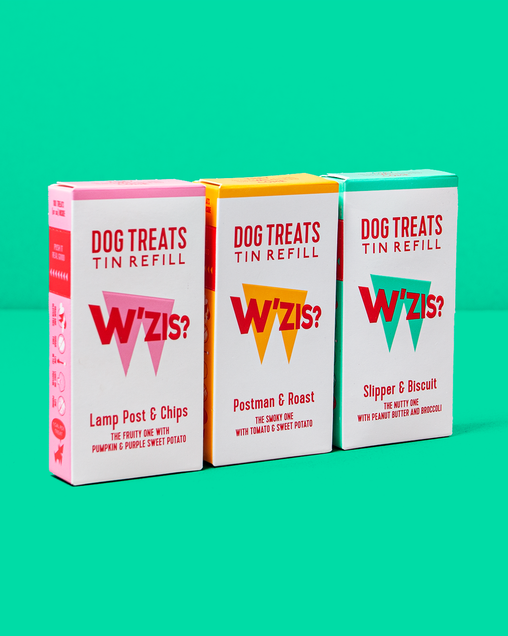 W’ZIS? | Healthy plant based Dog Treats, training treats and chews